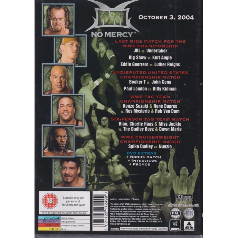 WWE - No Mercy 2004 (DVD)