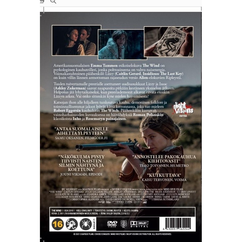 Wind (2018) (DVD)